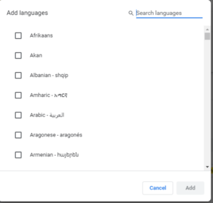 Setting up the spell check function in Google Chrome - NAATI
